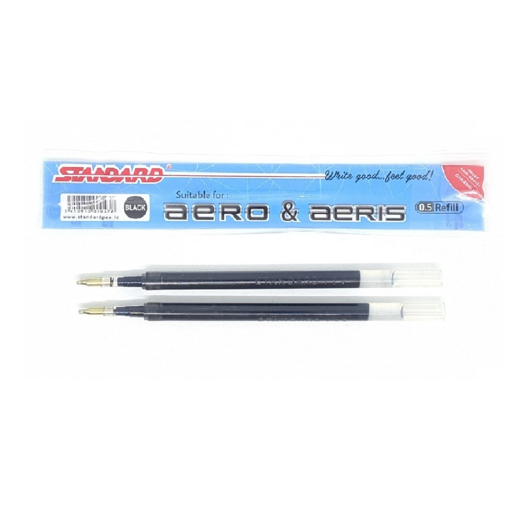 Jual Standard Pen - Refill Aero / Aeris 0.5 Gel Set 2 ( Isi Pulpen ...