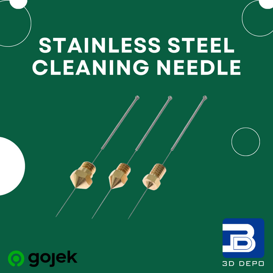 Jual Stainless Steel Cleaning Needle for 3D Printer Nozzle | Shopee ...