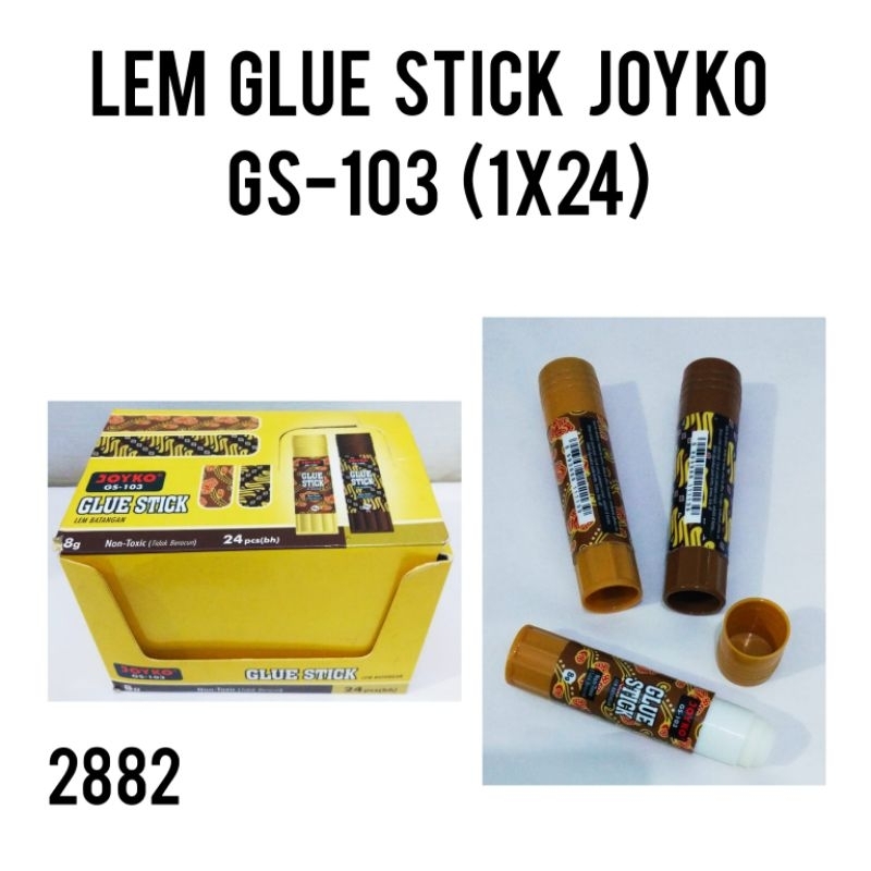 Jual LEM KERTAS / LEM STICK / LEM GLUE STICK JOYKO GS-100 | Shopee ...