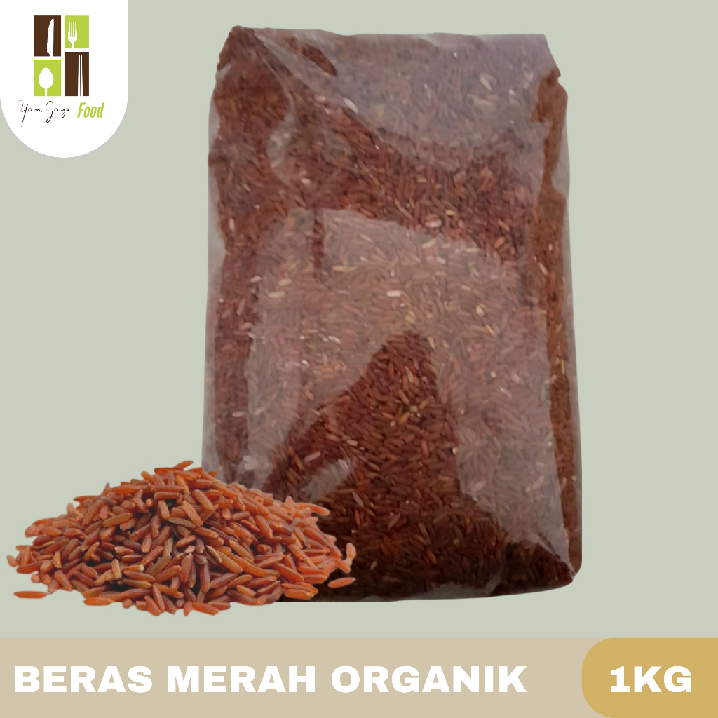 Jual Beras Merah Organik Kemasan 1 Kg / 500g | Shopee Indonesia