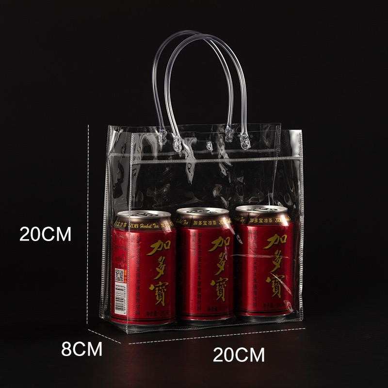 Jual TAS PVC TRANSPARAN TAS TENTENG TOTE BAG BENING HAMPERS GODDIE BAG ...