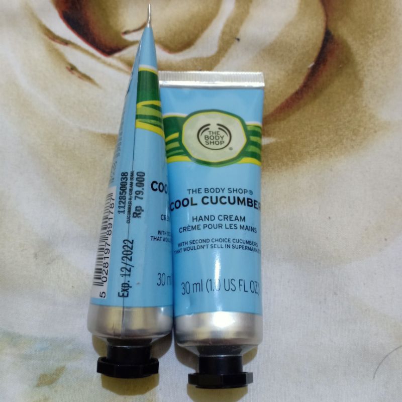 Jual THE BODY SHOP HAND CREAM CUCUMBER | Shopee Indonesia