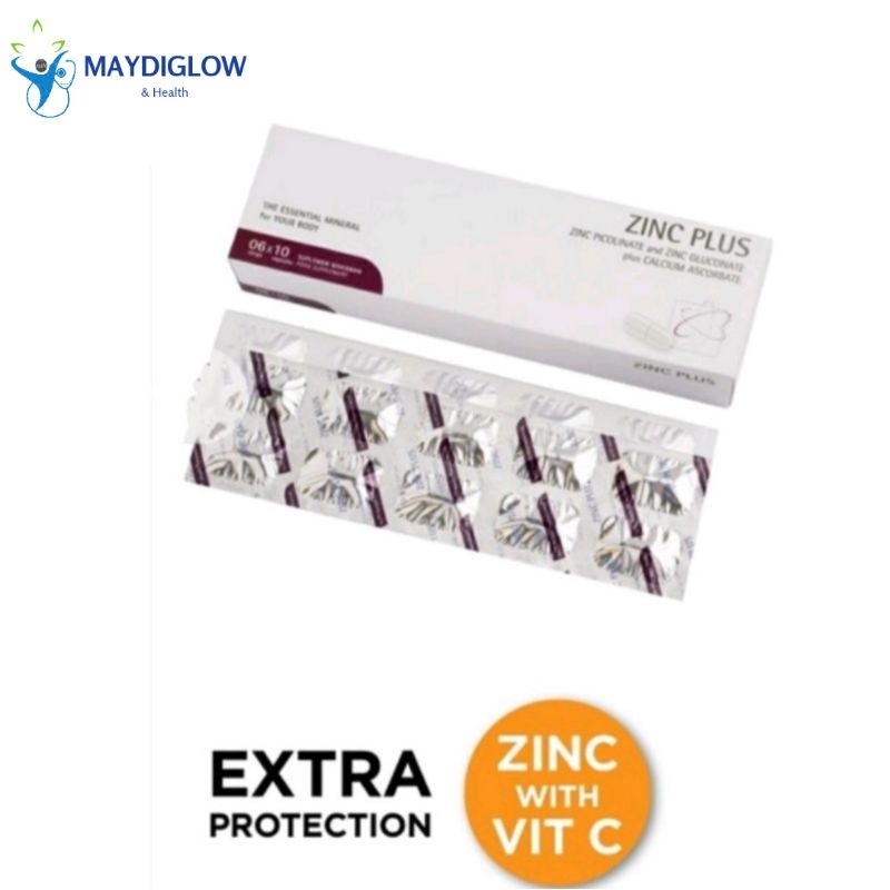 Jual ZINC PLUS zinc picolynate isi 60 kapsul | Shopee Indonesia