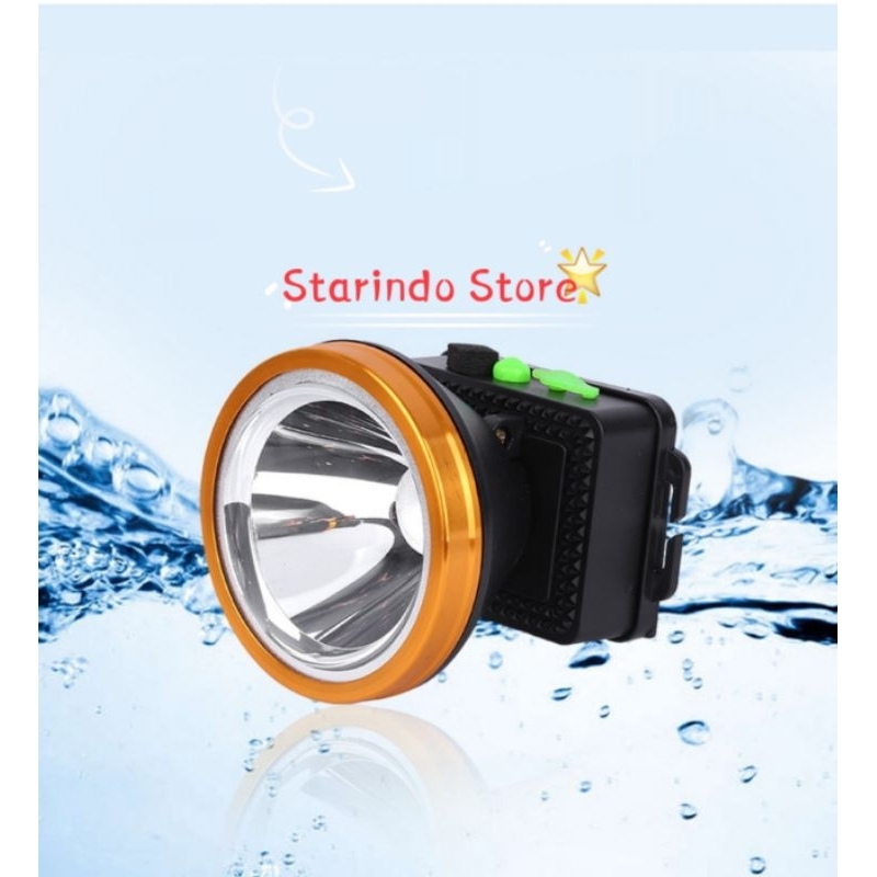 Jual Senter Lampu Kepala Led 80Watt / Head Lamp / Senter Kepala Led ...