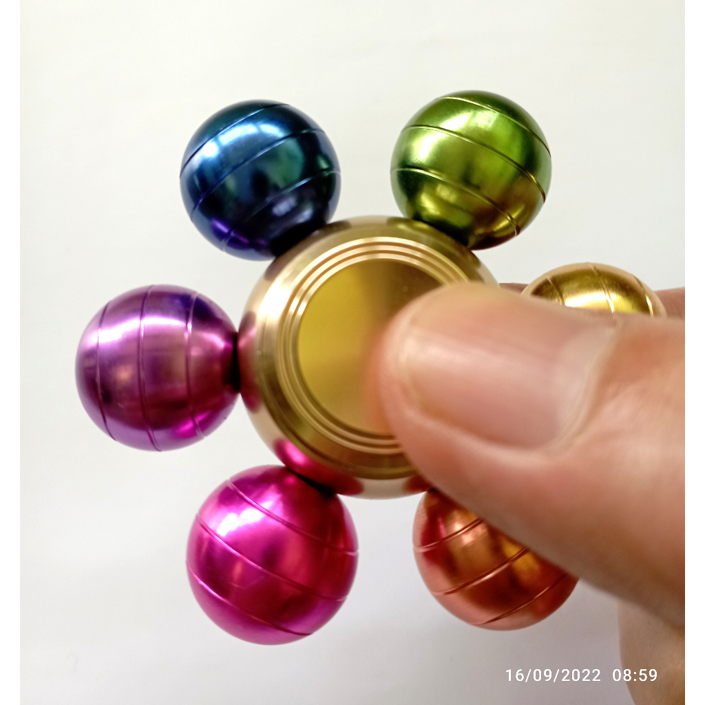 Jual Fidget Spinner Bubble Full Color | Shopee Indonesia