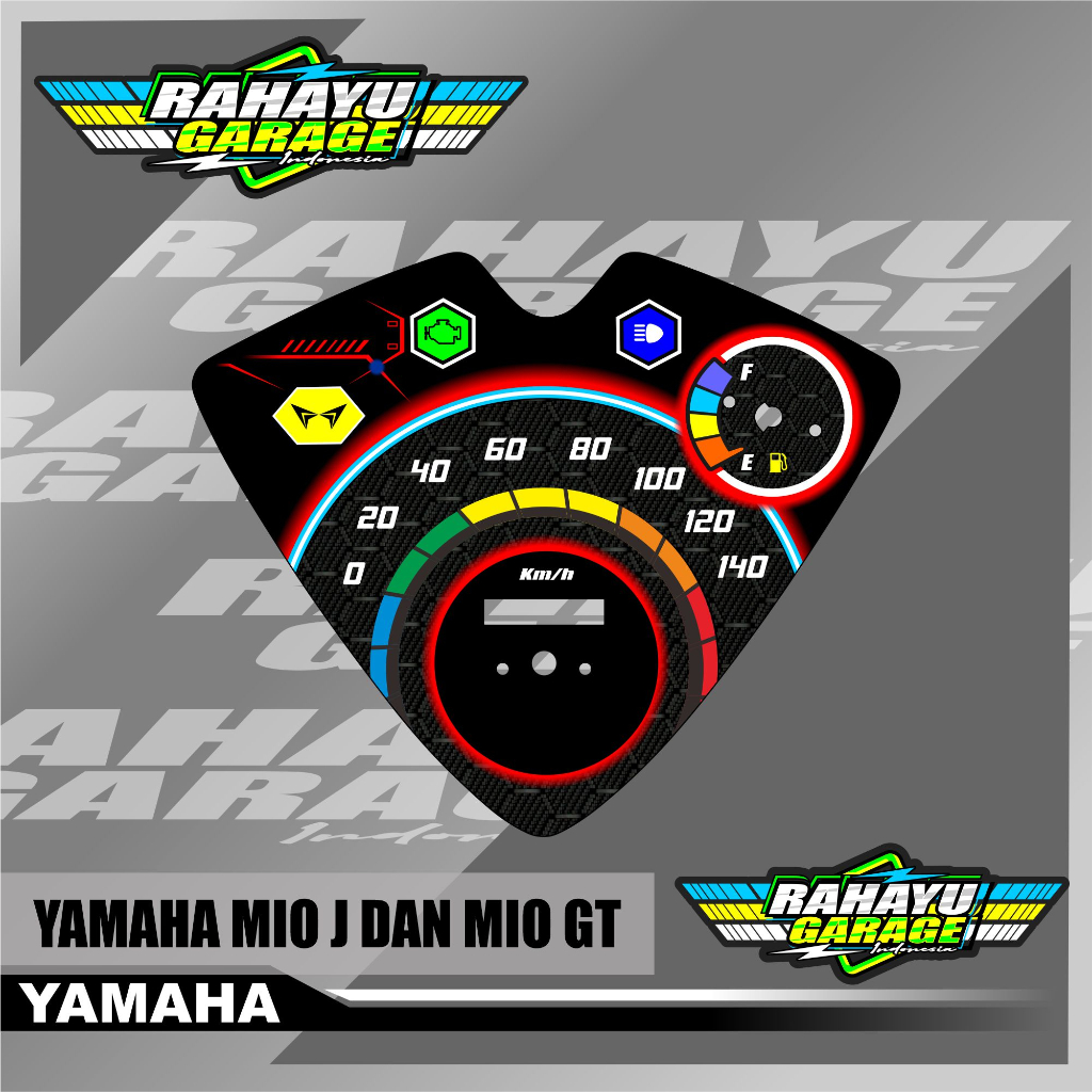 Jual papan speedometer custom mio j mio gt panel spidometer mio j mio ...