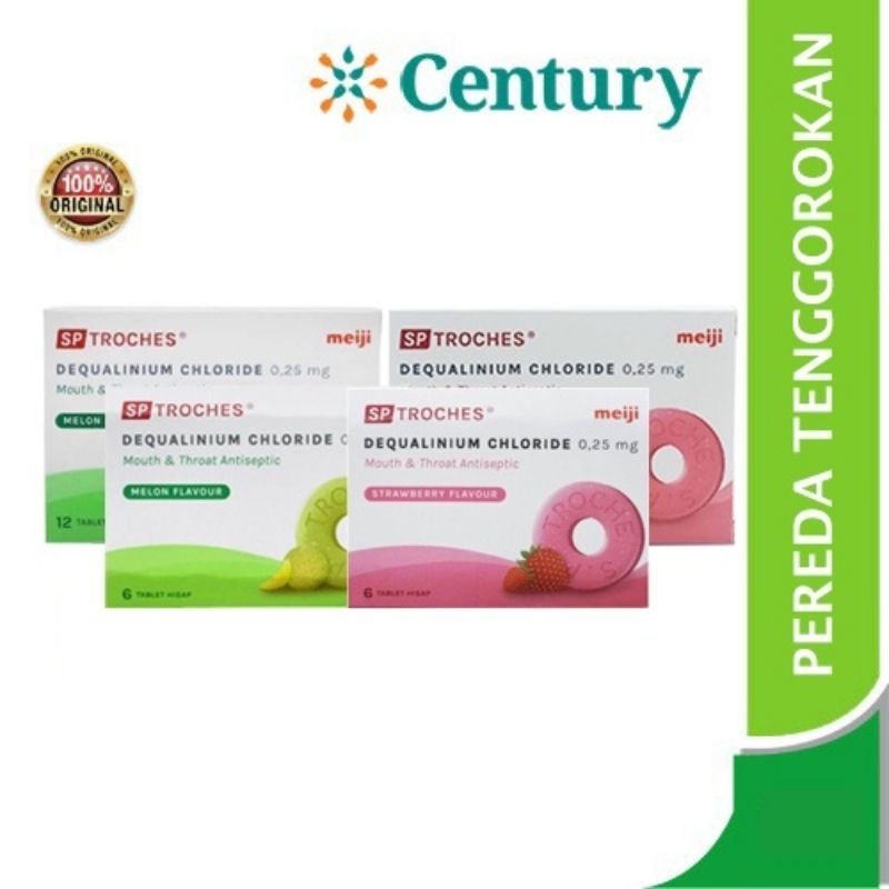 Jual SP Troches / Tenggorokan / Tablet Hisap/Meiji/Permen Tenggorokan ...