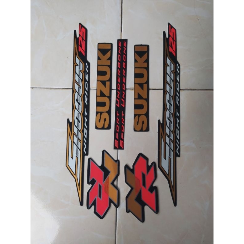 Jual sticker Striping suzuki shogun NR | Shopee Indonesia