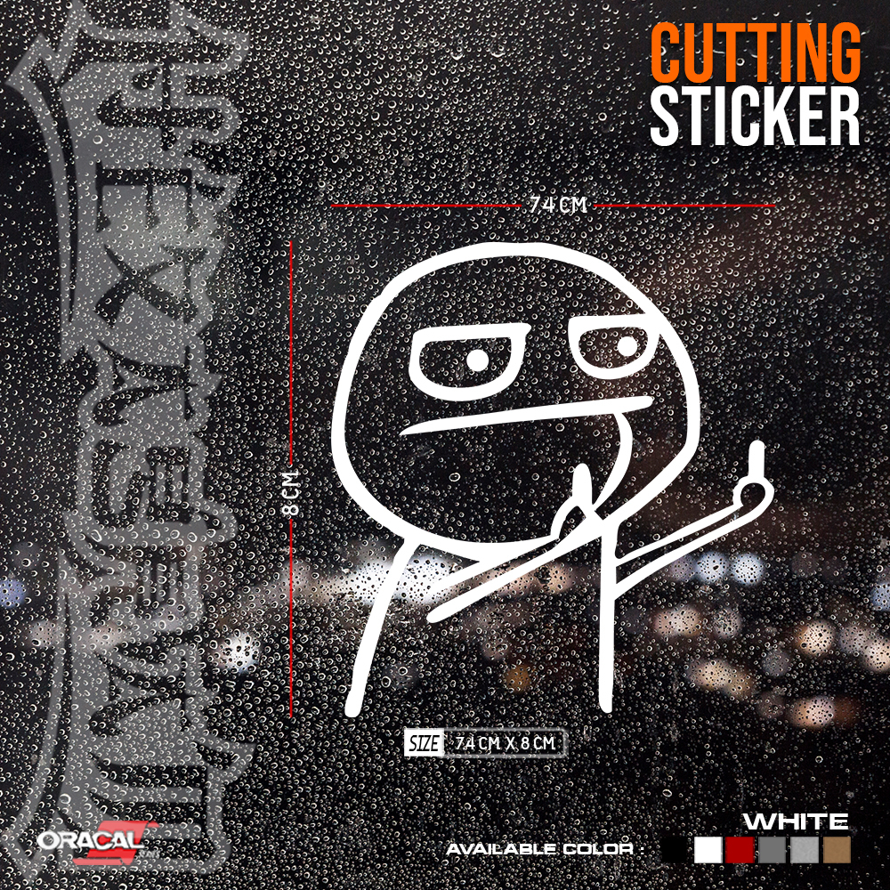 Jual Cutting Stiker Troll Face Meme | Stiker Cutting Meme Wajah Troll ...