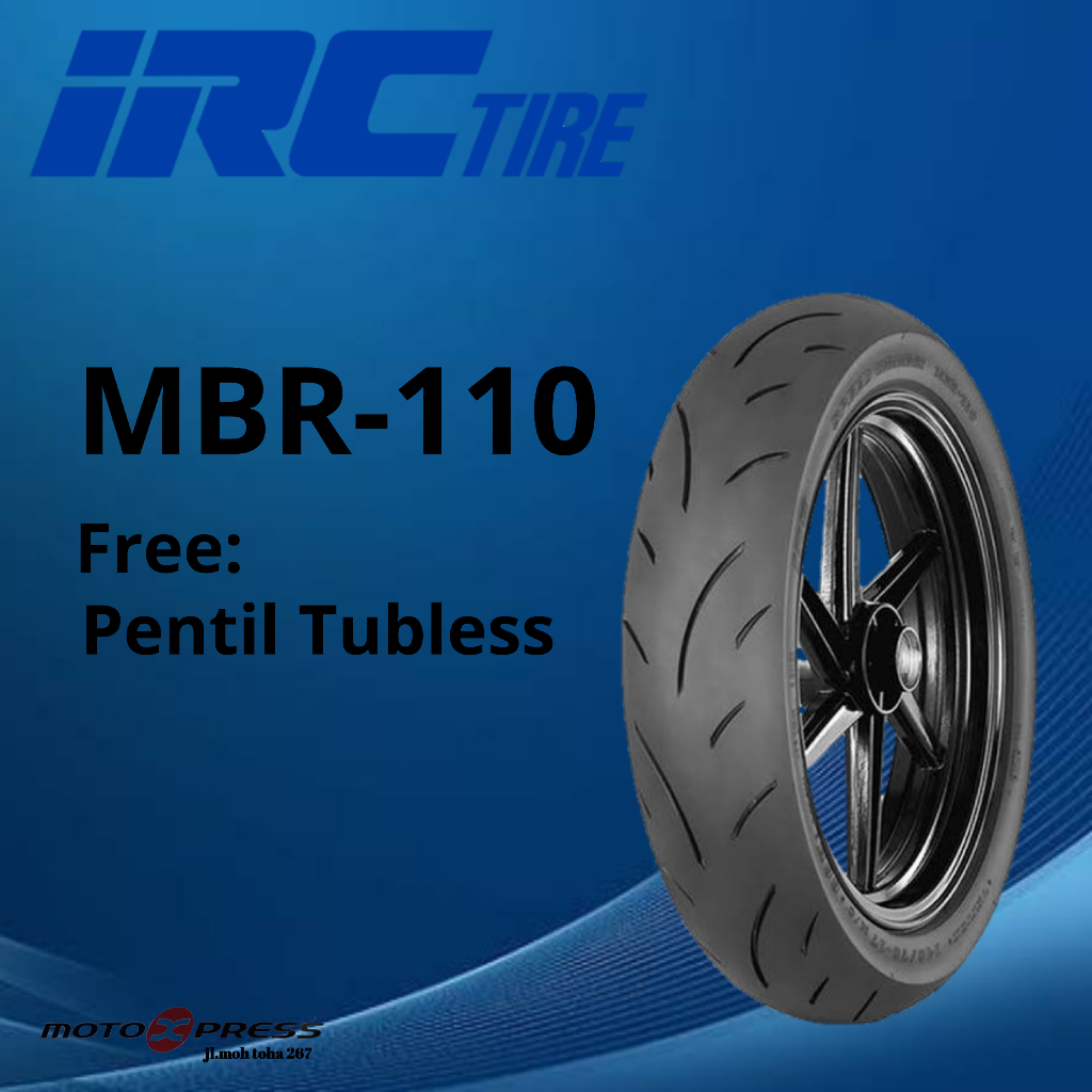 Jual Ban Motor IRC 140/70-17 MBR-110 Speed Winner Soft Compound TUBLESS ...