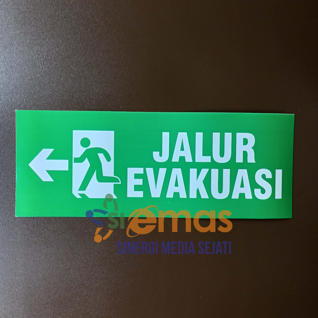 Jual Stiker Jalur Evakuasi Kiri | Sticker Jalur Evakuasi Kiri | Shopee ...