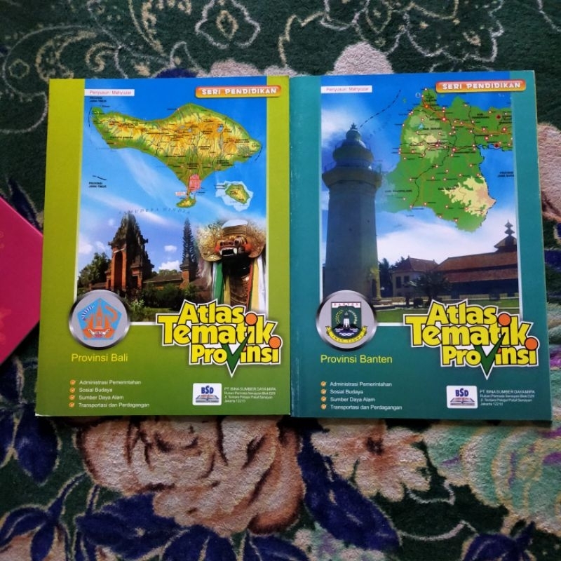 Jual ORIGINAL BUKU PETA ATLAS TEMATIK PROVINSI BALI BANTEN | Shopee ...