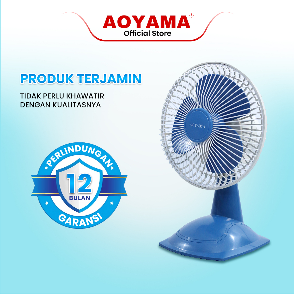 Jual KIPAS ANGIN DUDUK/MEJA AOYAMA DESKFAN 6” INCH | Shopee Indonesia