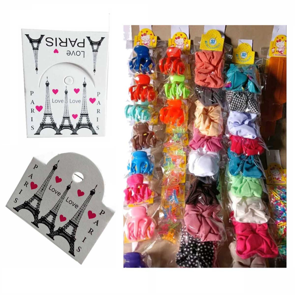 Jual (50 Set) Kertas Label Gantungan dan Plastik Kemasan Untuk Jualan ...