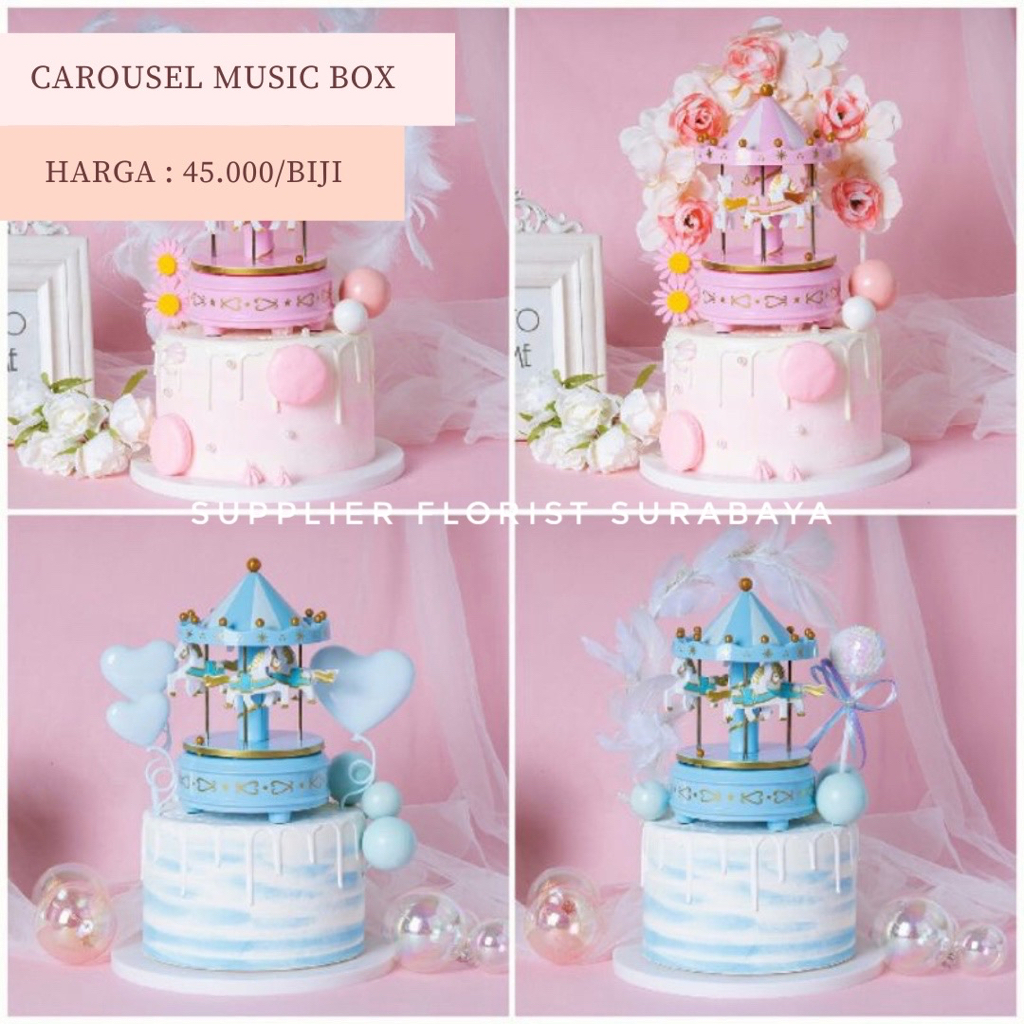 Jual MUSIC BOX KOMEDI PUTAR CAROUSEL MERRY GO ROUND COMEDY MAINAN ANAK ...