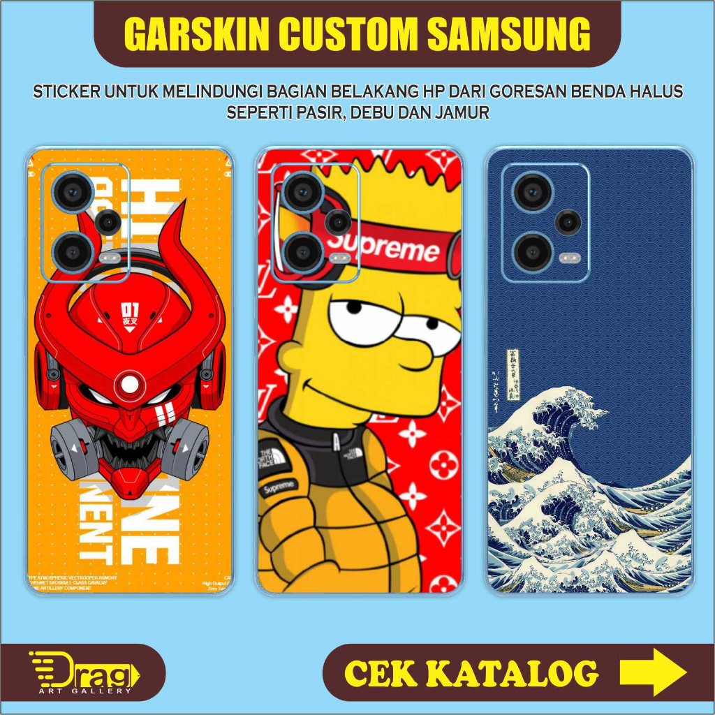 Jual Garskin Skin Custom XIAOMI Redmi Note 12 4G / 12 Pro 12C 5G Bisa ...