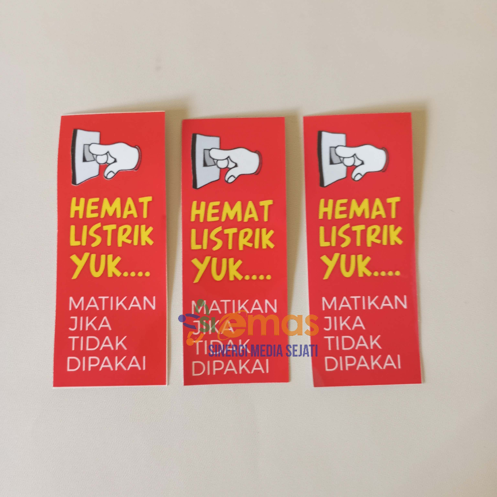 Jual Stiker Hemat Listrik | Stiker Hemat Listrik Waterproof | Shopee ...