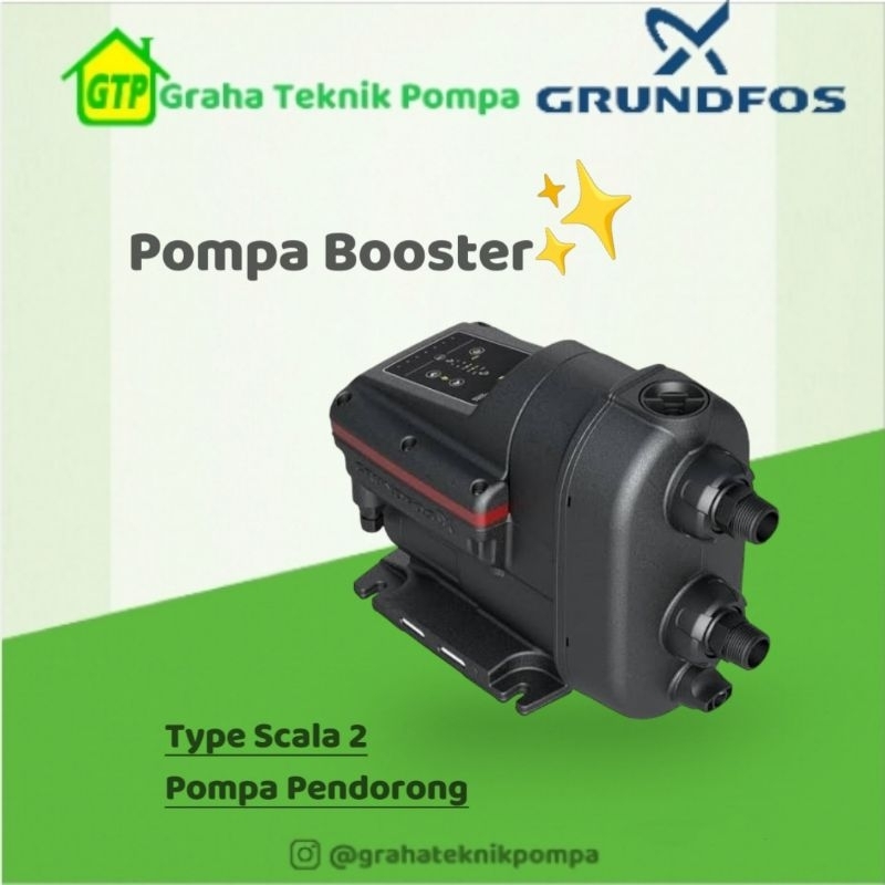Jual Grundfos Scala 2 3-45 Pompa Booster - Pompa Air Pendorong | Shopee Indonesia