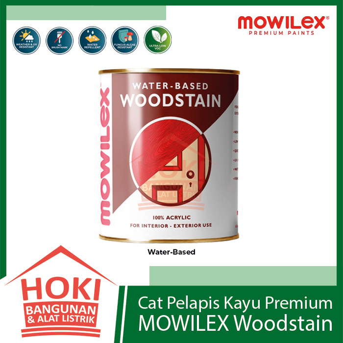 Jual MOWILEX WOODSTAIN 1Kg - Cat Pelapis Kayu Premium 1L Politur Vernis ...