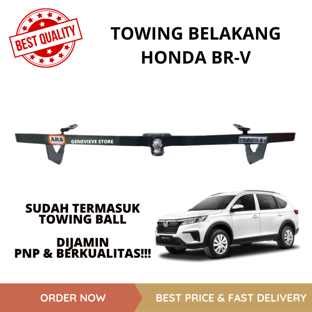 Jual TOWING BAR ARB BRV - BESI PELINDUNG BUMPER BELAKANG BR-V | Shopee ...