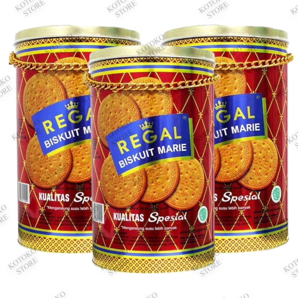 Jual Biskuit Marie Regal Kaleng Special / Marie Regal Spesial Kaleng ...
