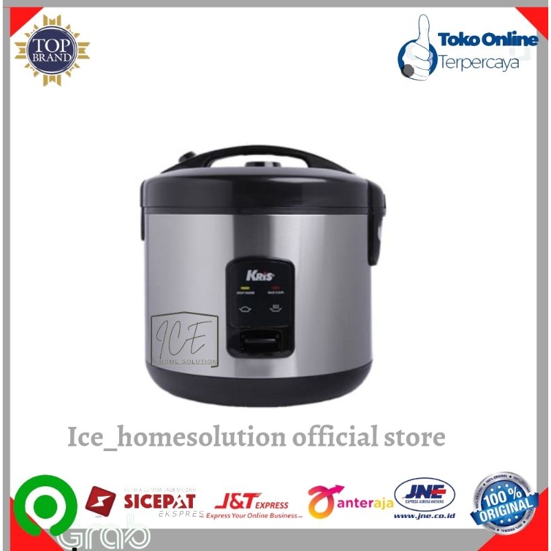 Jual Kris 2.8 Ltr Deluxe Rice Cooker - Silver/rice cooker kris/Rice ...
