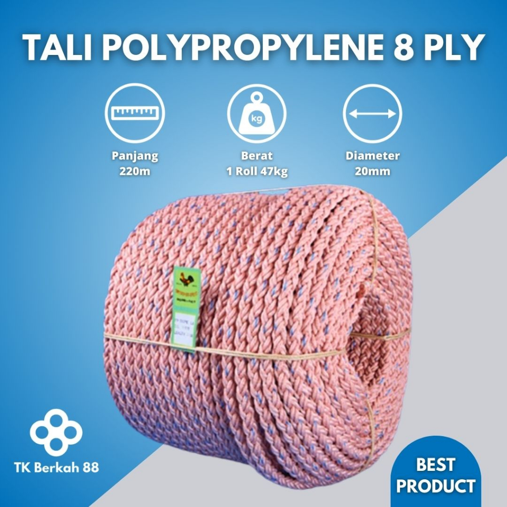 Jual Tali Tambang PPD / Tali Tampar / Tali Mobil / Tali Mobil Truck 8 ...