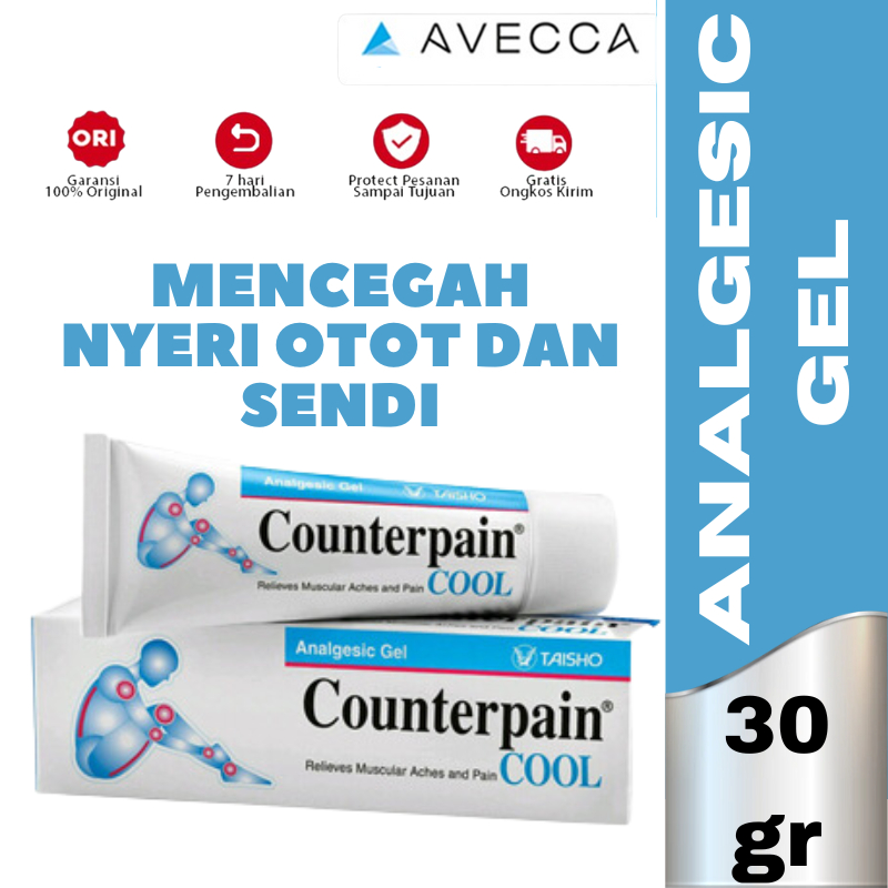 Jual Counterpain Cool 30 Gr (Krim Pereda Nyeri Otot) | Shopee Indonesia