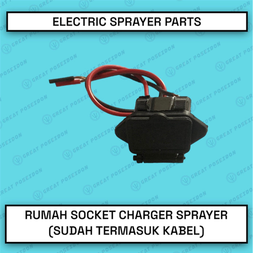 Jual RUMAH CHARGER SPRAYER ELEKTRIK SOCKET CAS AKI BATTERY KNAPSACK 3 ...