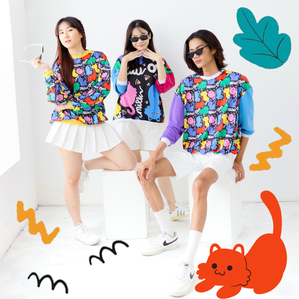 Jual Anythinc - Sweater - Atasan Sweater Unisex Lengan Panjang | Shopee ...