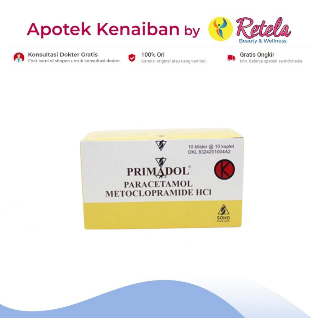 Jual PRIMADOL CAPSUL 1 STRIP 10 TABLET | Shopee Indonesia