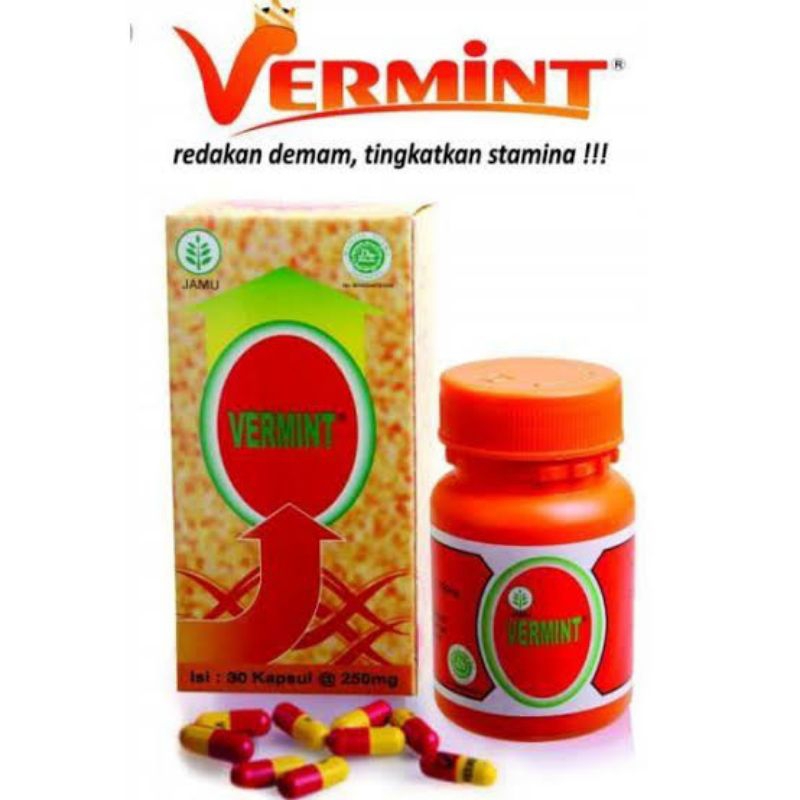 Jual VERMINT 30 KAPSUL - EKSTRA CACING TANAH. TIPES, LIVER, IMUNITAS ...