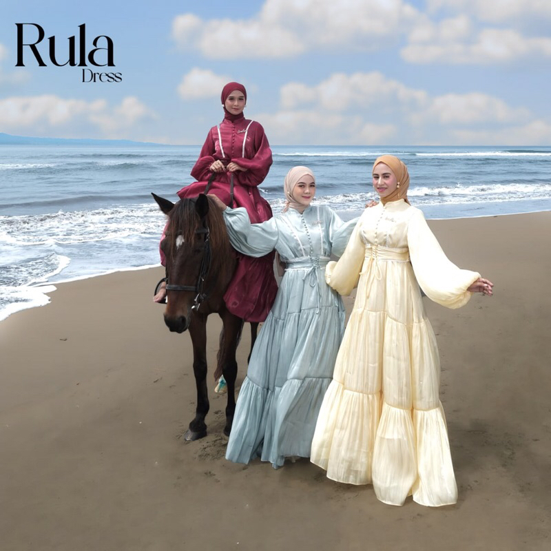 Jual RULA DRESS MK | DRESS SHIMMER LEBARAN | Lamisha | Shopee Indonesia