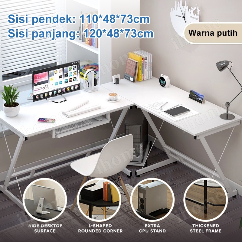 Jual IH Meja L Meja Kantor Serbaguna Meja Kerja Meja Belajar Murah L ...