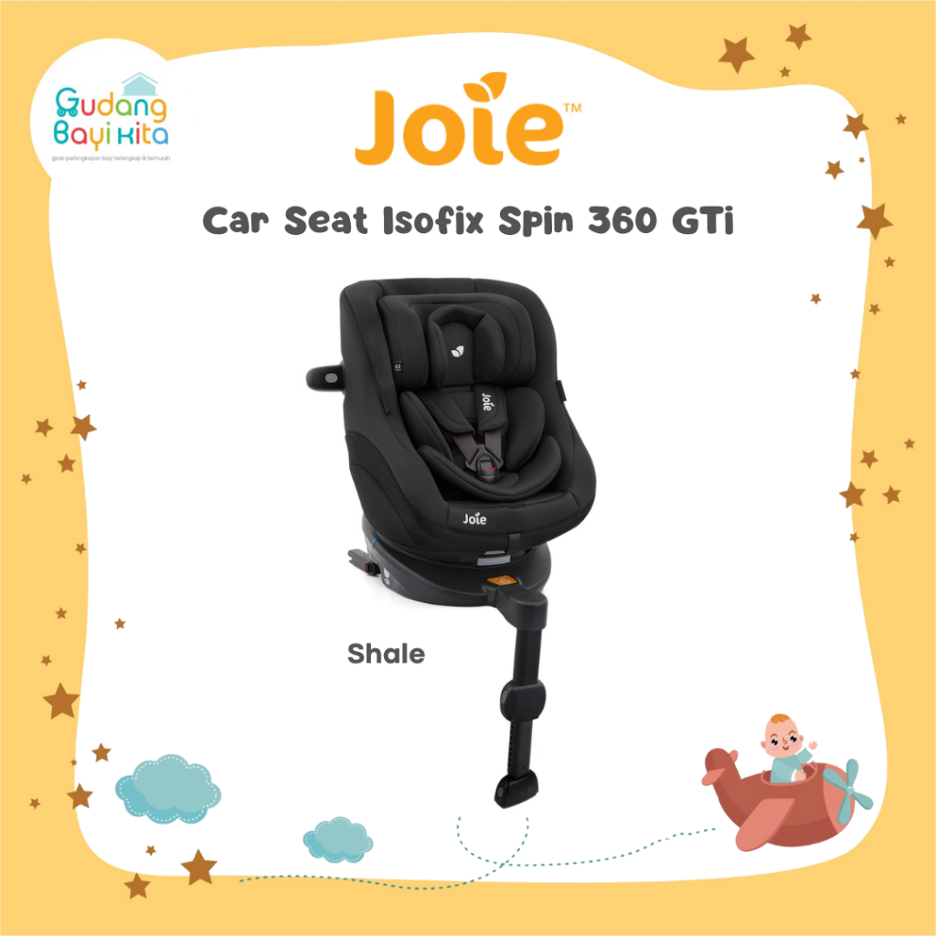 Jual Joie Car Seat Isofix Spin 360 GTi Shale - Kursi Mobil Anak Bayi ...
