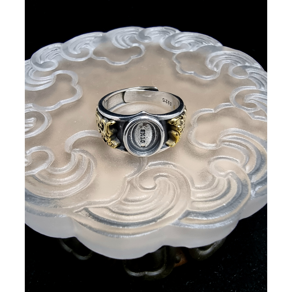 Jual Ring Cincin Perak Silver 925 Ikatan Kosong Batu Crystal 10x8mm ...