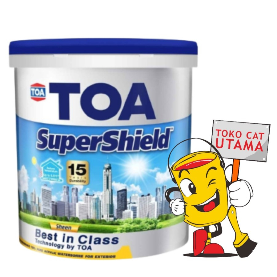 Jual TOA SuperShield Sheen Cat Tembok Exterior 2.5 Liter Tinting ...