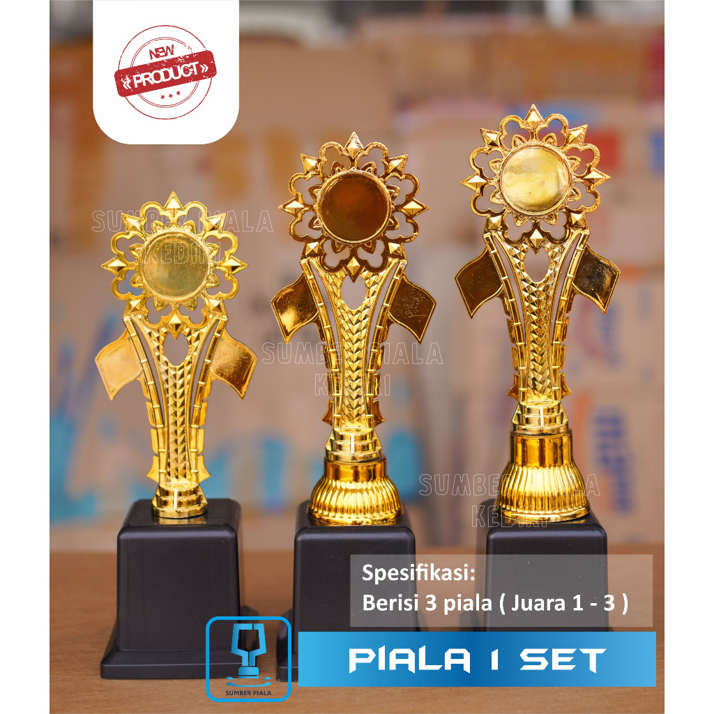 Jual Piala Murah 1 Set (Juara 1-3) figur sealer Piala B72 Piala lomba | Shopee Indonesia