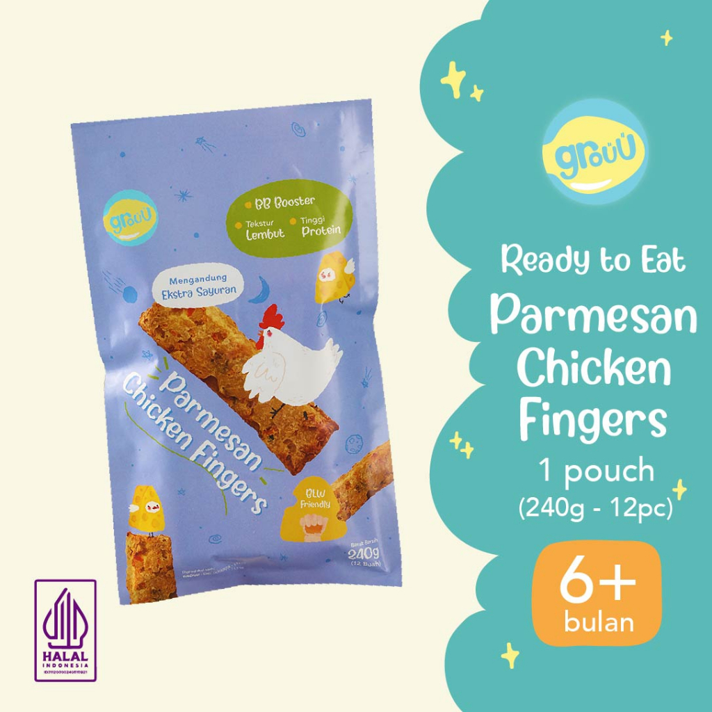 Jual Grouu - Finger Food Nugget MPASI (Chicken Parmesan, Melted ...