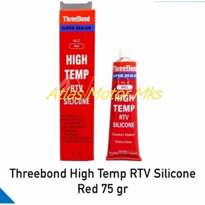 Jual [1PC] LEM GASKET THREEBOND / THREEBOND RTV No. 2 HIGH TEMP RED ...