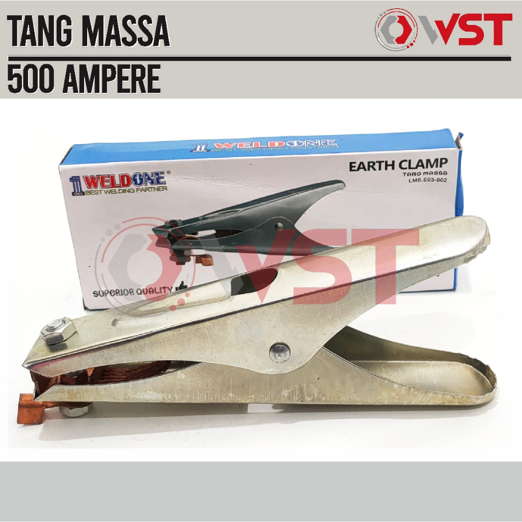 Jual Tang Massa 500A / Stang Las Masa 500 Ampere / Earth Clamp Ground ...