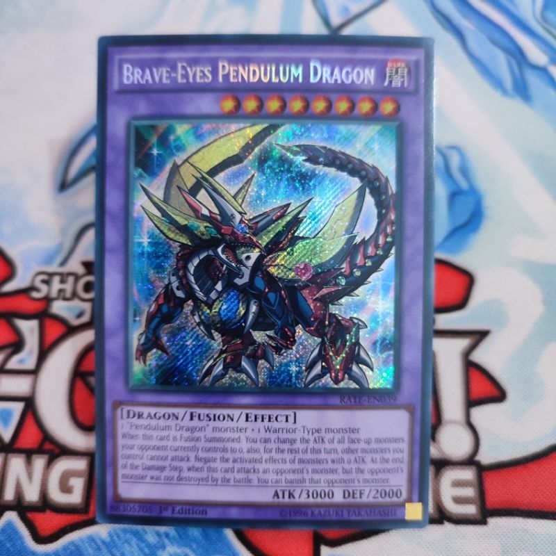 Jual yugioh brave eyes pendulum dragon RATE secret rare original ...