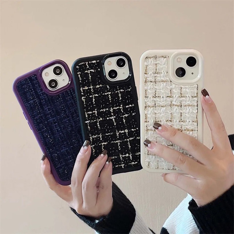 Jual SALE ABIS 9.999 Gingham Fashion Woven Phone Case | Shopee Indonesia