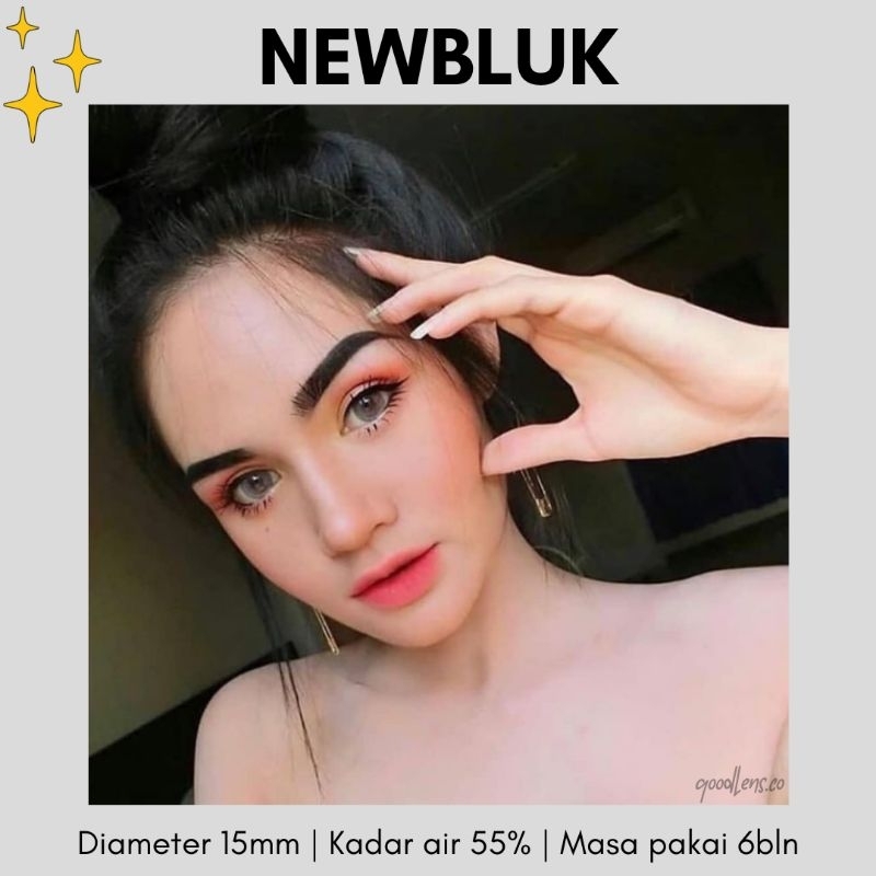 Jual Softlens Newbluk by CTK 15mm - Grey (Normal) | Shopee Indonesia
