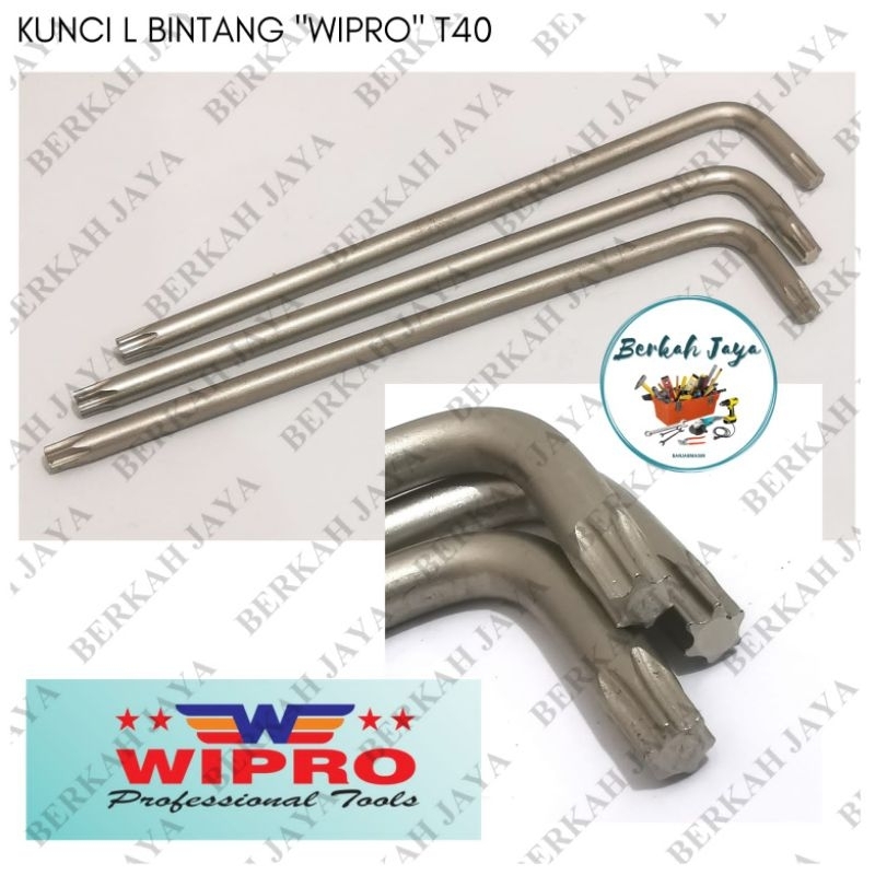Jual Kunci L Bintang WIPRO T40 Extra Panjang | L Bintang T40 Extra Long ...