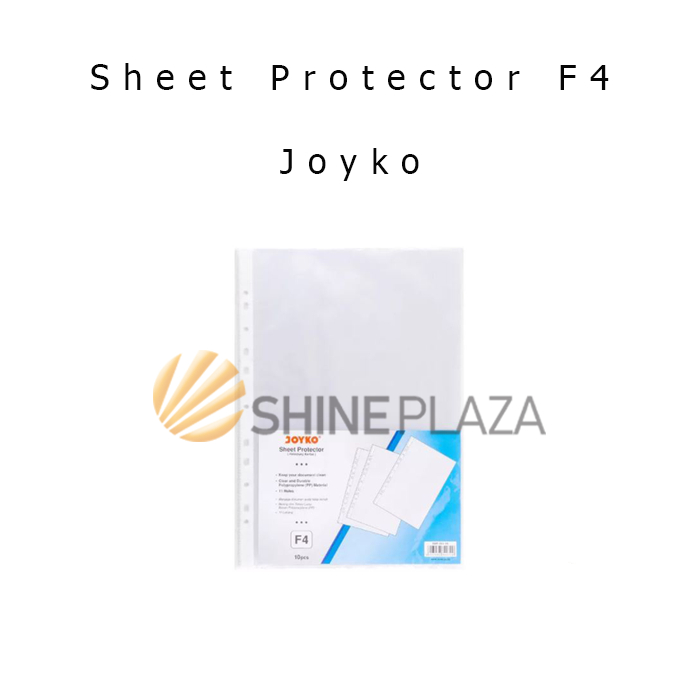 Jual Sheet Protector F4 Joyko SHP-201 - Map Plastik Dokumen PP Pocket ...