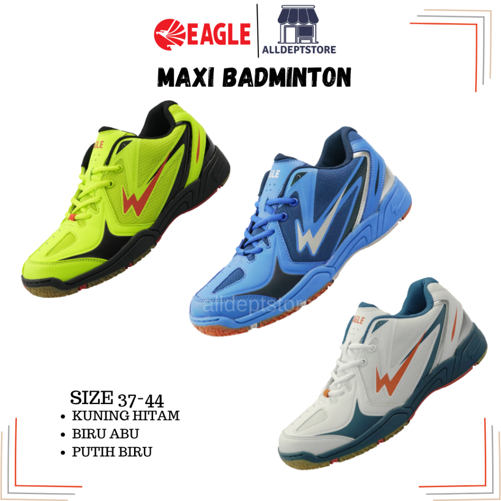 Jual Maxi Eagle Sepatu Bulutangkis Pria Badminton Shoes | Shopee Indonesia