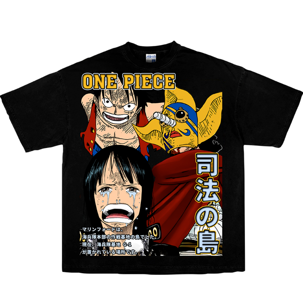 Jual One Piece - Ennies Lobby Arc Bootleg Overprint Tee | Shopee Indonesia