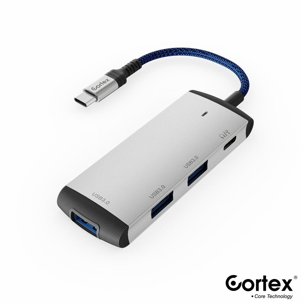 Jual Cortex MH375 HUB Type C / Tipe C Splitter 4IN1 TYPE-C to 3X USB3.0 ...