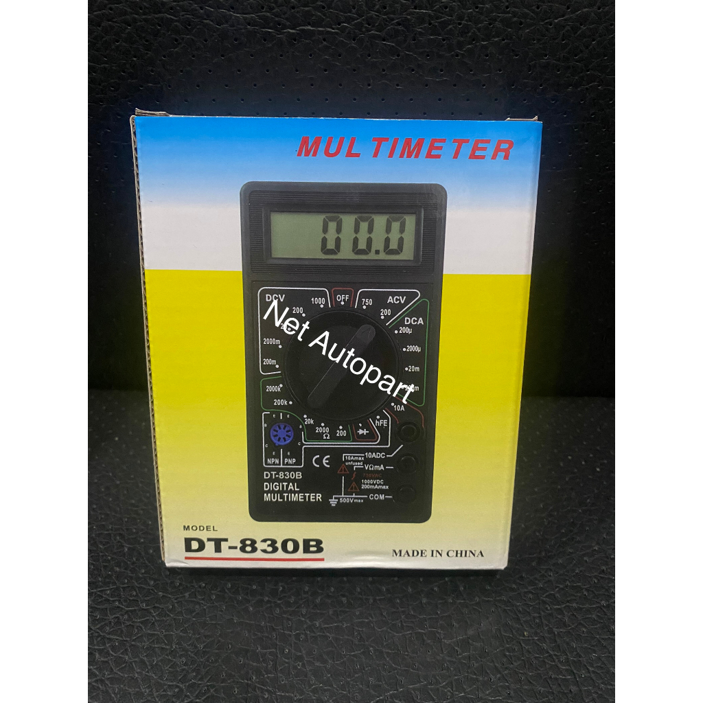 Jual Multitester / avometer / Multimeter Tester Digital DT830 DT830B ...